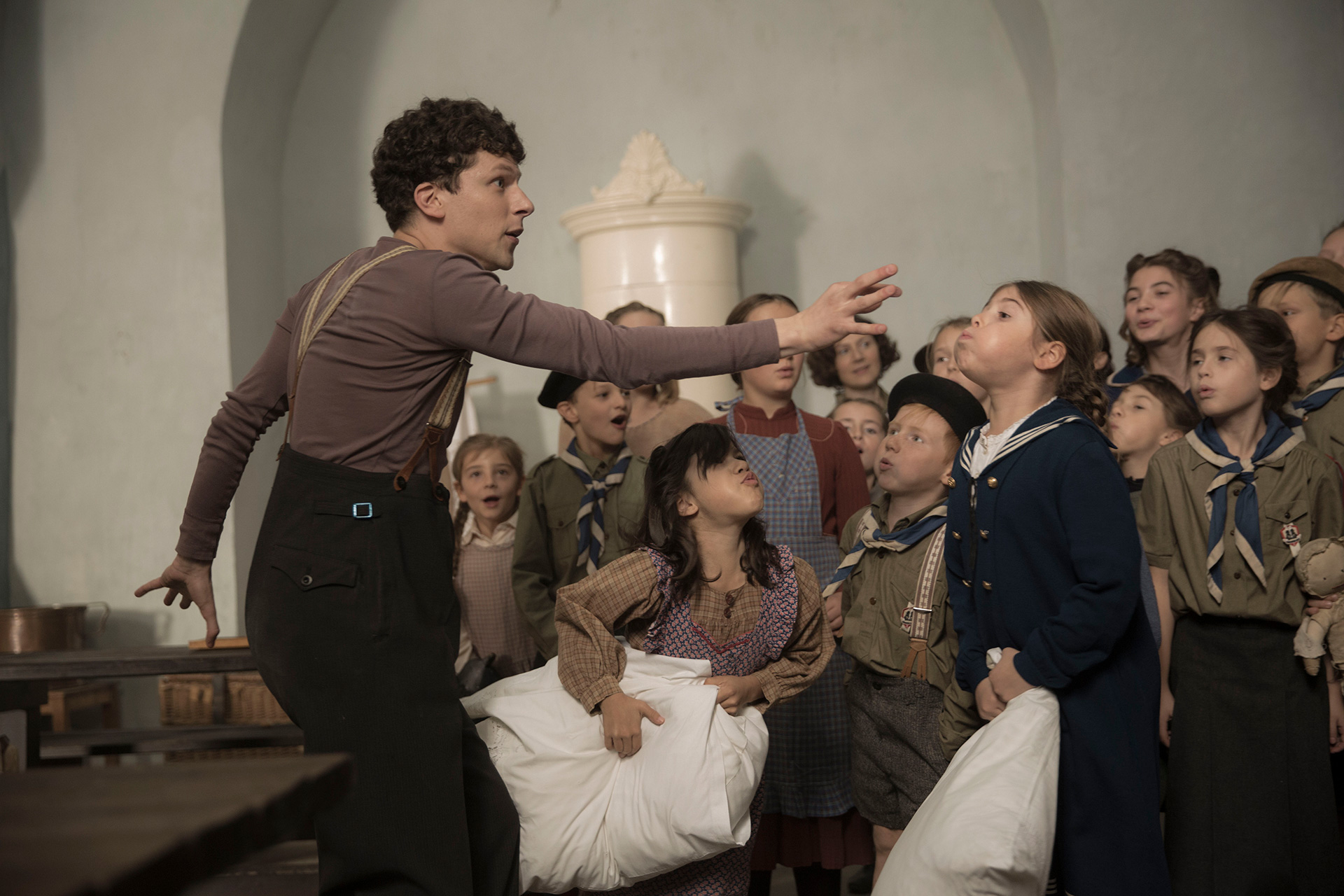 Resistance Review: Jesse Eisenberg is Marcel Marceau in Effective Story ...