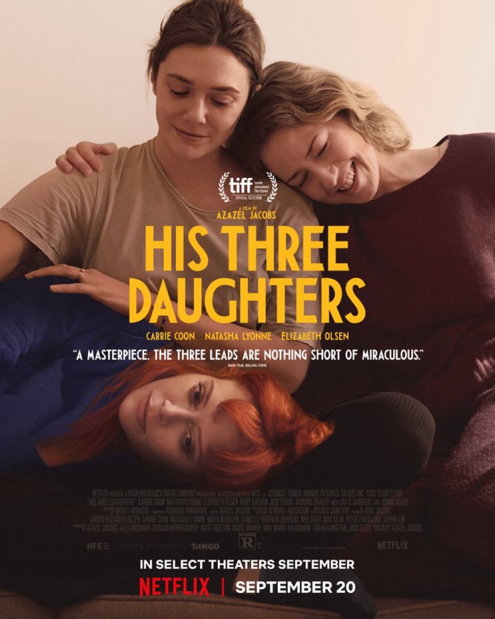 His Three Daughters Trailer: Carrie Coon, Elizabeth Olsen & Natasha ...